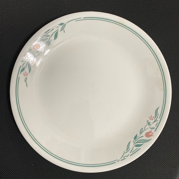 Corelle | Dining | Vintage Corelle Rosemarie 14 Dinner Plate Pink Green ...